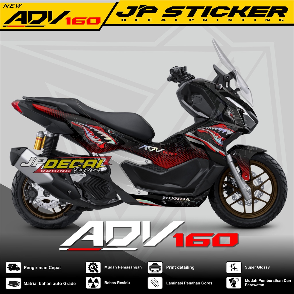 Adv 160 2022 Full Body Decal Sticker For Honda new ADV 160 Hologram D5 ...