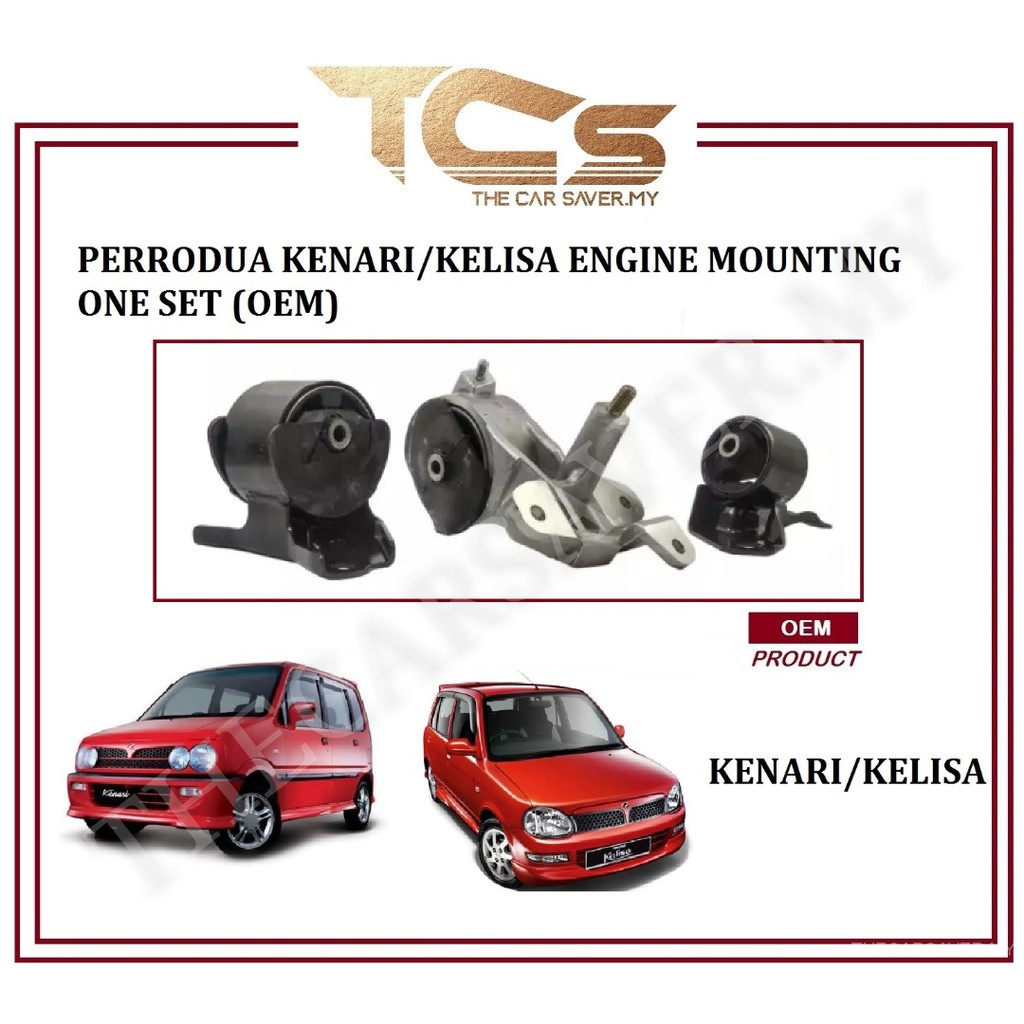 Perodua Kenari/Kelisa Engine Mounting Kit Set (Auto/Manual)OEM Product ...