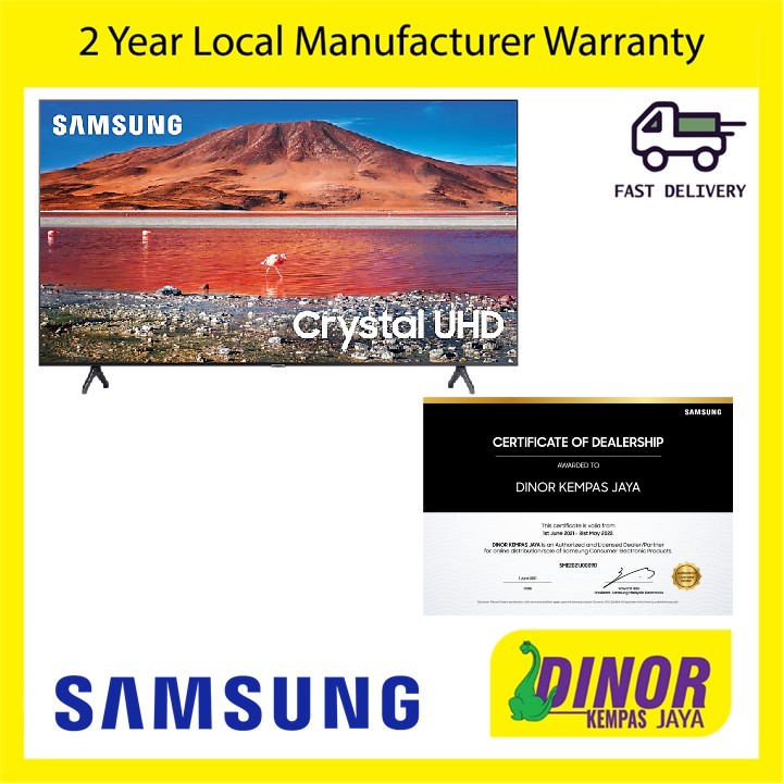 Samsung 50" TU7000 4K UHD Smart TV (2020) UA50TU7000KXXM Television ...