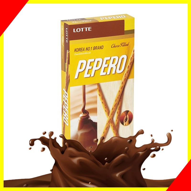 LOTTE PEPERO Choco Filled Stick Cookie 344g [8 Packs] | Shopee Malaysia