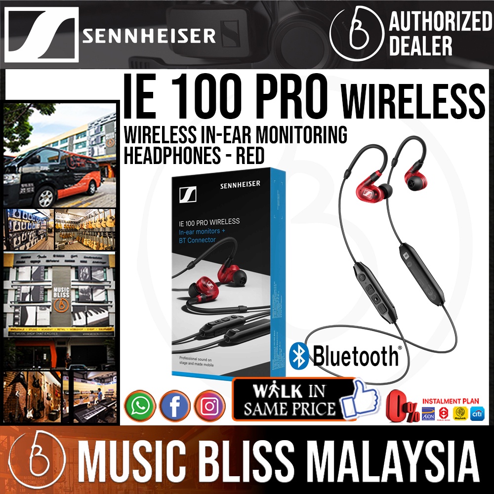Sennheiser IE 100 Pro Wireless In-Ear Monitors Headphones - Black ...
