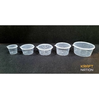 [Ready Stock] 10 PCS 1oz/2oz/3oz/4oz/8oz PP5 Sauce Container / Deli ...