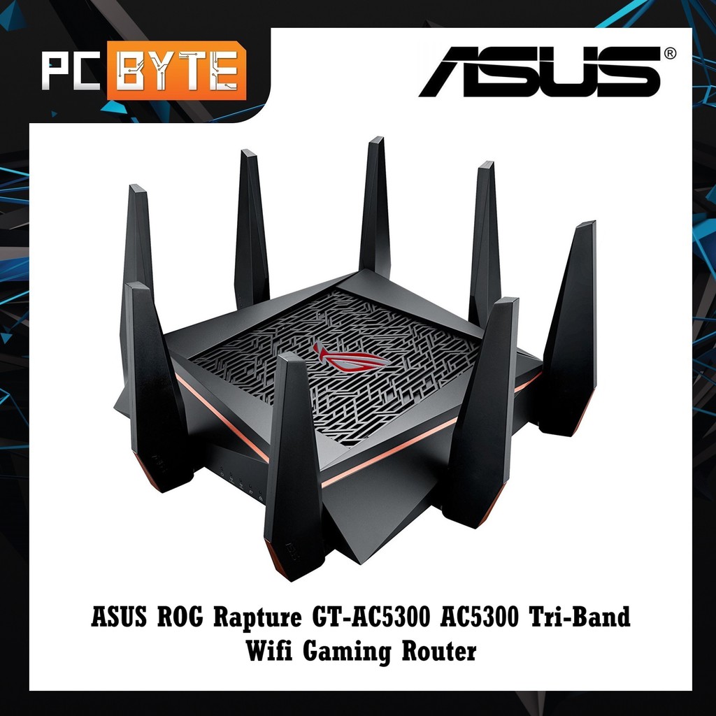 ASUS ROG Rapture GT-AC5300 Tri-Band WiFi Gaming Router | Shopee Malaysia