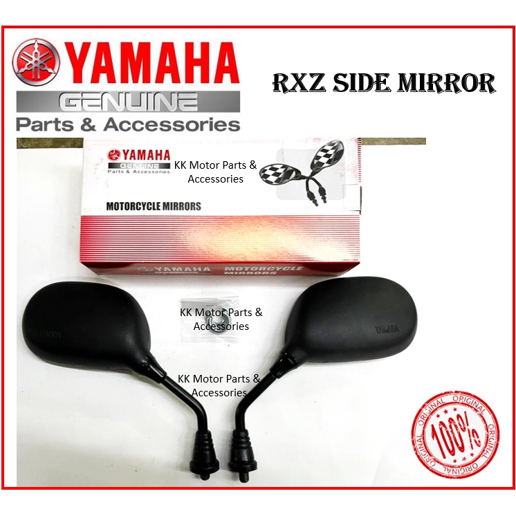 [100% ORIGINAL HLY !!!] YAMAHA RXZ SIDE MIRROR / CERMIN SISI / SIDE ...