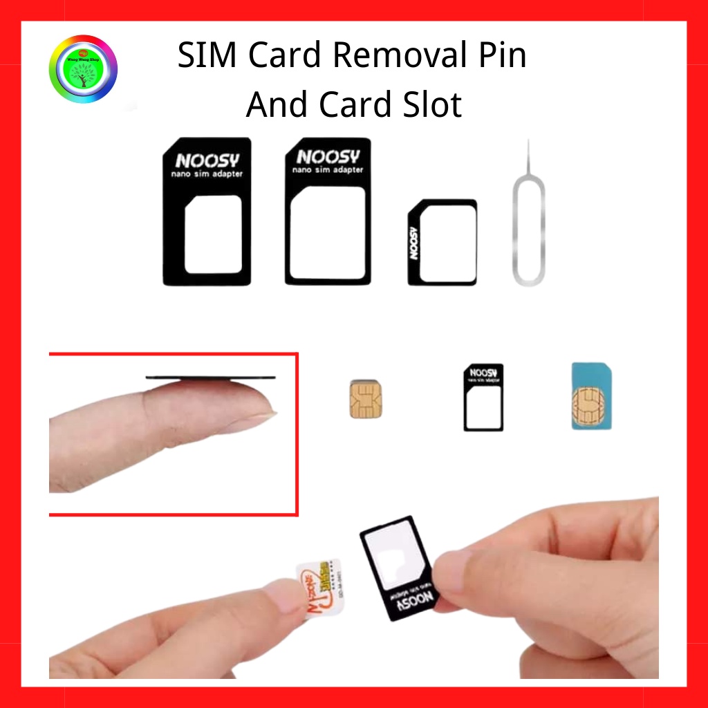 SIM Card Removal Pin And Card Slot. (4 In 1 Or 1 Pcs) | Shopee Malaysia