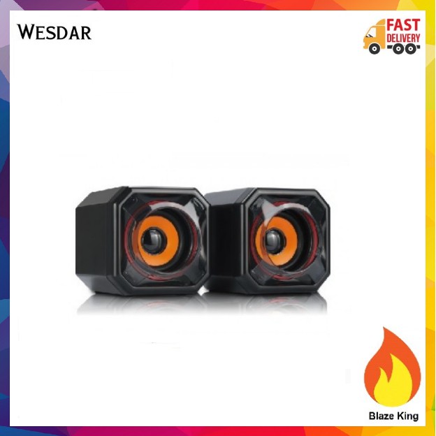 Original WESDAR CS2 USB 2.0 Speaker (Ready Stock) | Shopee Malaysia