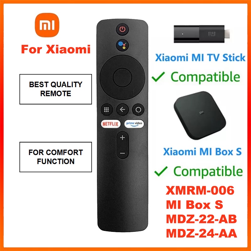 New Remote XMRM-006 For Xiaomi MI Box S MI TV Stick MDZ-22-AB MDZ-24-AA ...
