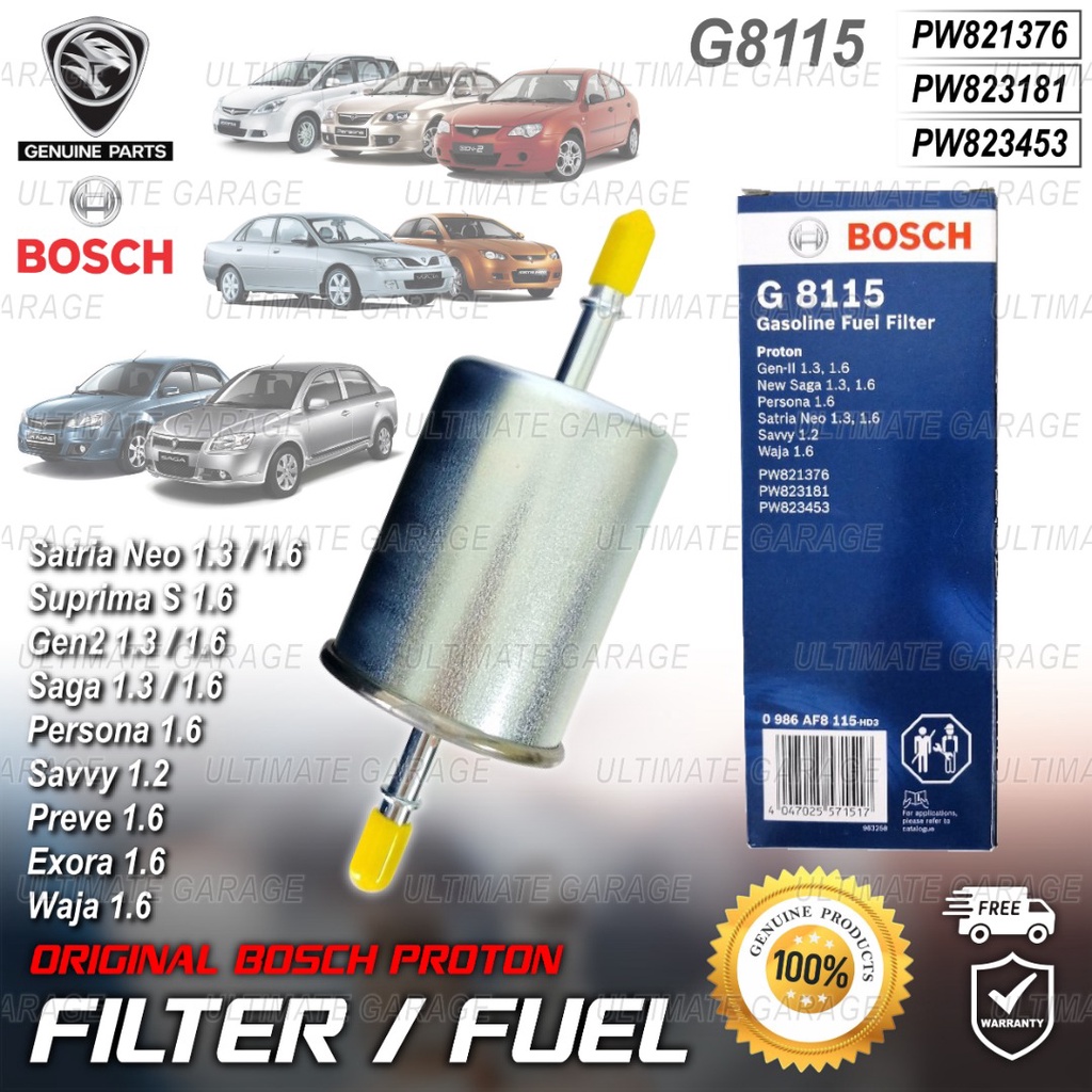 ORIGINAL PROTON FUEL FILTER SATRIA NEO SUPRIMA S PREVE GEN 2 PERSONA ...