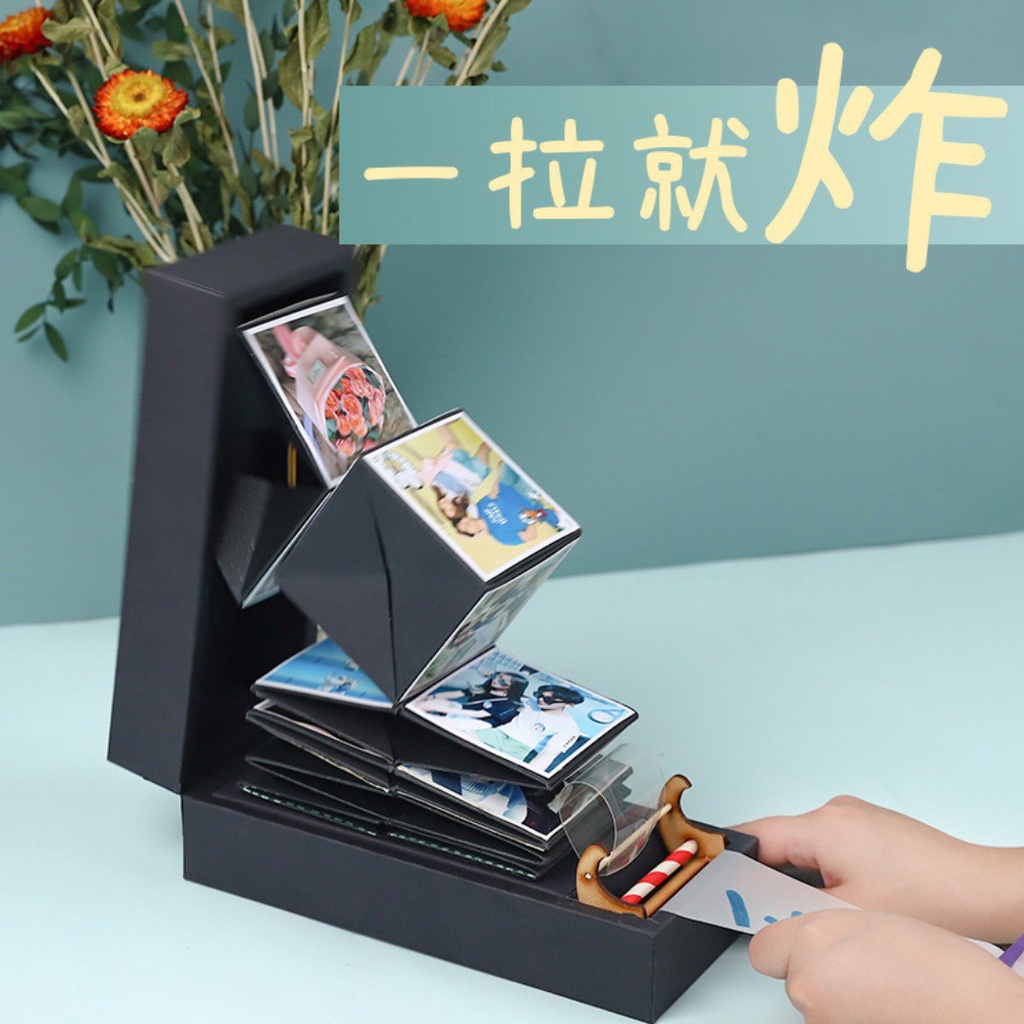 Ready Stock DIY Pull bouncing box to draw money diy handmade creative ...