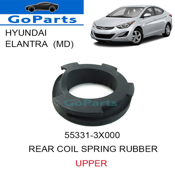 (1pc) HYUNDAI ELANTRA (MD) / I30 / VELOSTER REAR COIL SPRING RUBBER ...