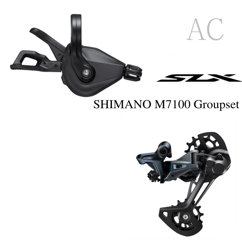 SHIMANO SLX M7100 12 Speed Groupset SL-M7100-R Shifter Shift Lever RD ...
