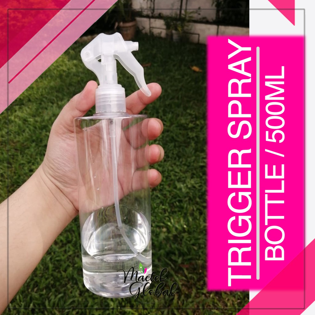 500mL Trigger Spray Plastic Bottle (Tubular - Thick bottle) | Shopee Malaysia