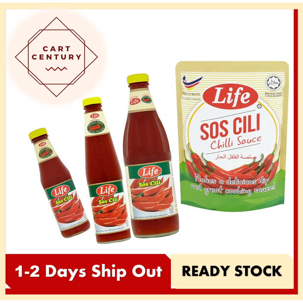 *HALAL*Life Chili Sauce (Life Sos Cili) - / 340g/500g/725g/ 1kg *FREE ...