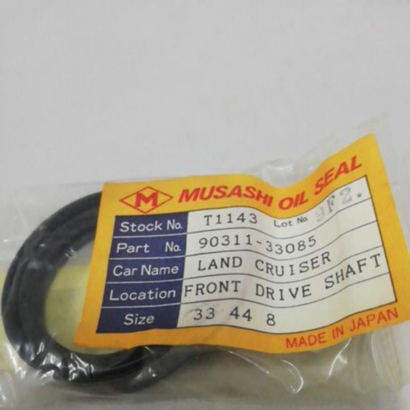 Toyota land cruiser 1984-1990"/hilux drive shaft oil seal front 33×44×8 ...