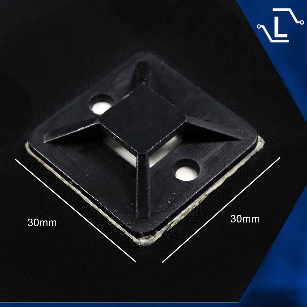 [Luminense] Cable Tie Mount Double sided tape wire Self Adhesive Cable ...