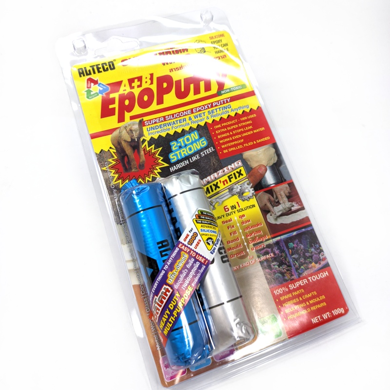 2-TONG EPO PUTTY // A+B 100G 2-TONG 2TON 2 TON EPOXY ALTECO EPO PUTTY ...