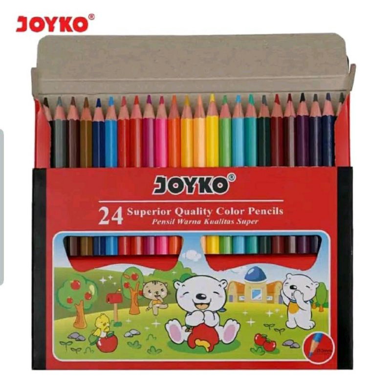 Joyko Colored Pencils 24 colors and 12 colors Coloring Pencil | Shopee ...