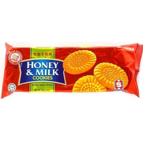 Hup Seng Honey & Milk Cookies 84g | Shopee Malaysia