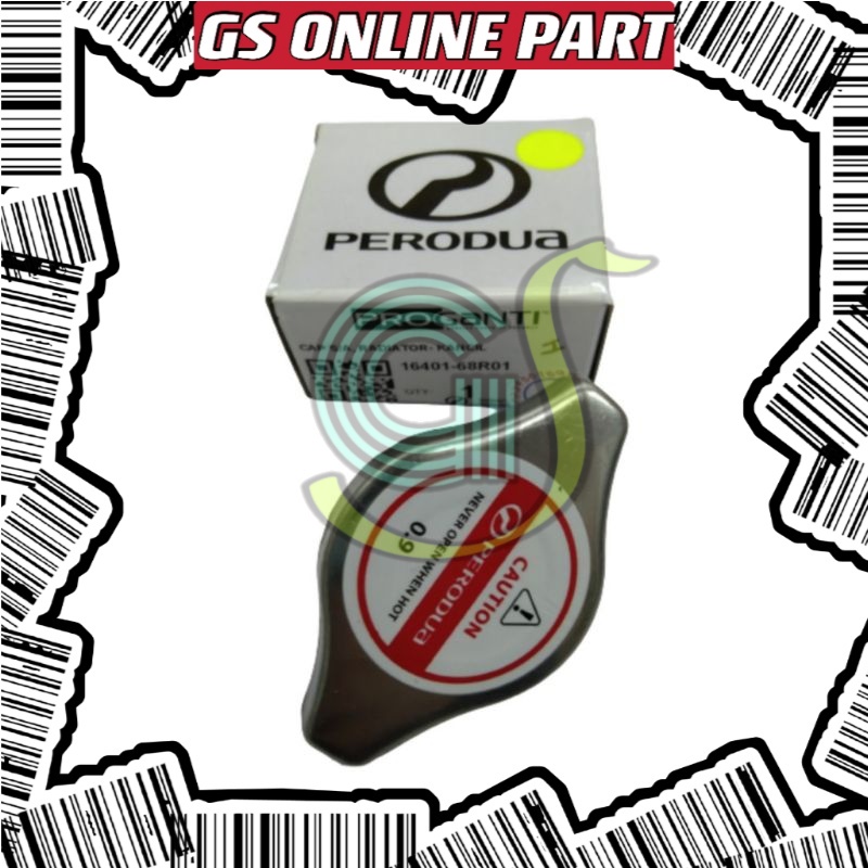 Radiator Cap ORIGINAL R125 0.9 Perodua Kancil Kelisa Kenari (16401 ...