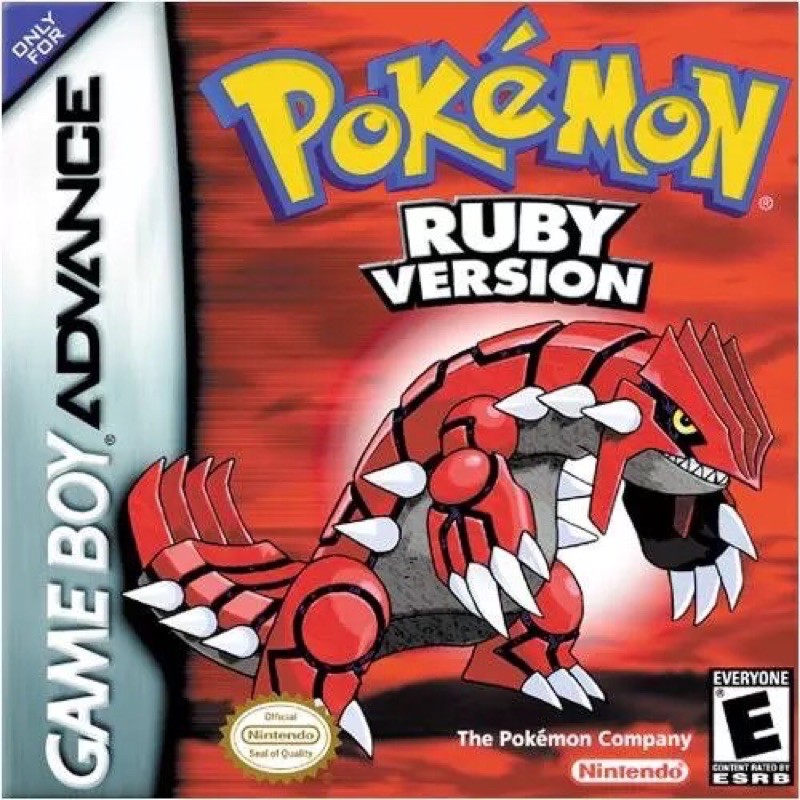 NEW POKEMON RUBY VERSION GAMEBOY ADVANCE CARTRIDGE GAME CARD FOR GBA ...