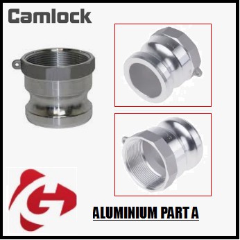 [Camlock] ALUMINIUM CAMLOCK MALE ADAPTER X FEMALE THREAD PART A 1" TO 6 ...