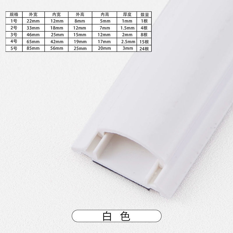 Ground wire trough cable troughpvcArc Trunking Self-Adhesive Surface ...