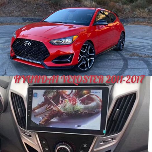 Hyundai Veloster 2011 -2017 Android 1+16GB 9'' inch Car player Monitor ...