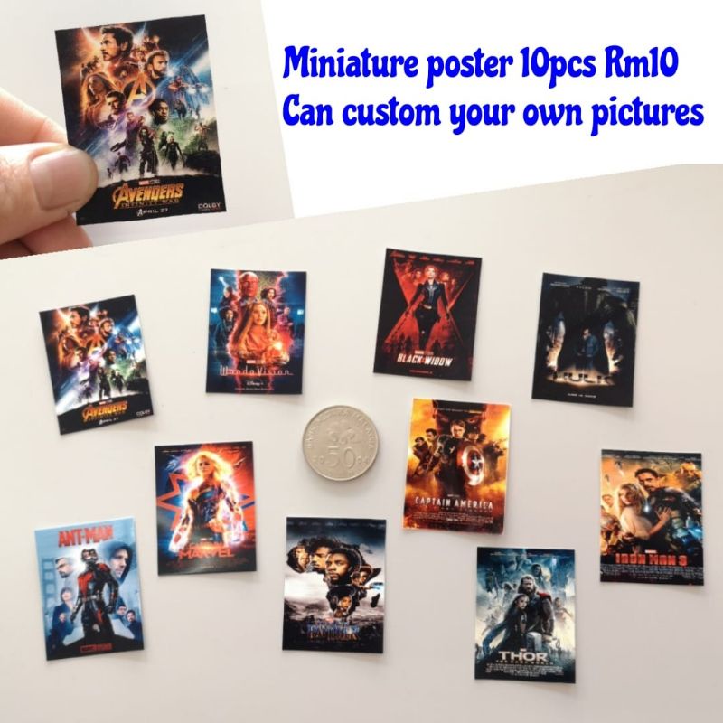 Miniature poster 1/12 | Shopee Malaysia
