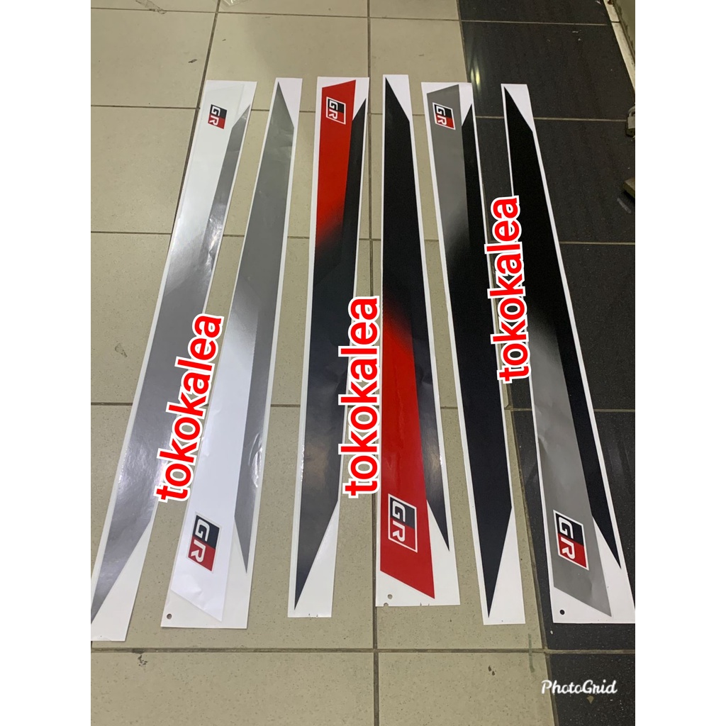 Toyota AVANZA 2022 VELOZ 2022 RAIZE 2021 YARIS Car Side BODY Sticker ...