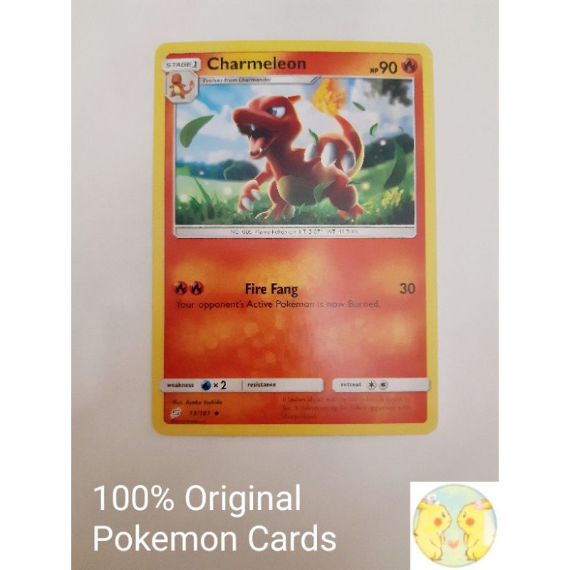 Pokemon Card TCG : Charmander and Charmeleon (Non Holo) / (Reverse Holo ...
