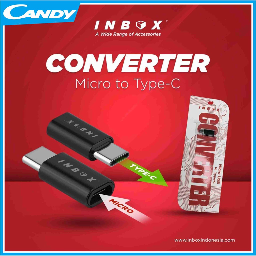 Micro TO TYPE CONVERTER INBOX | Connector | Shopee Malaysia