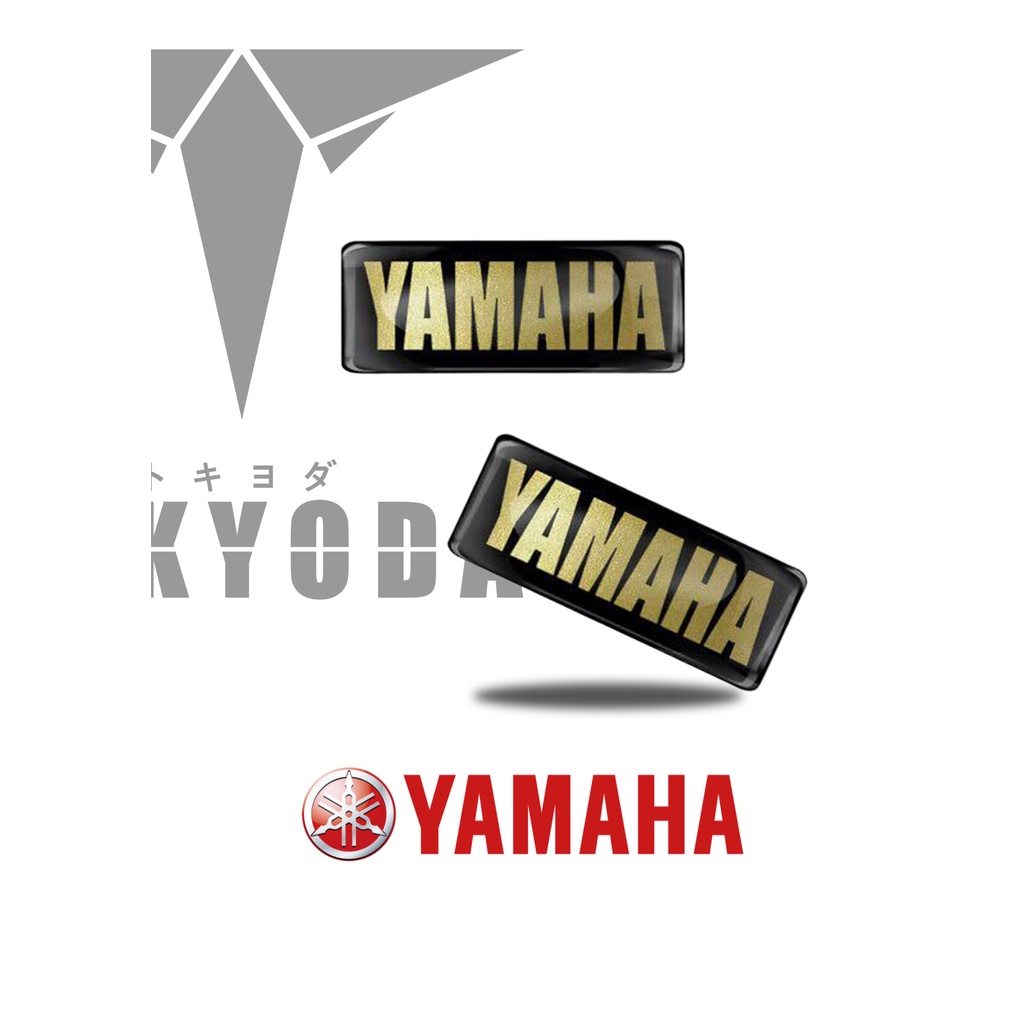 STICKER LOGO GOLD YAMAHA SILICON LC135 LCV1 LCV2 Y15ZR Y16 125ZR RXZ ...
