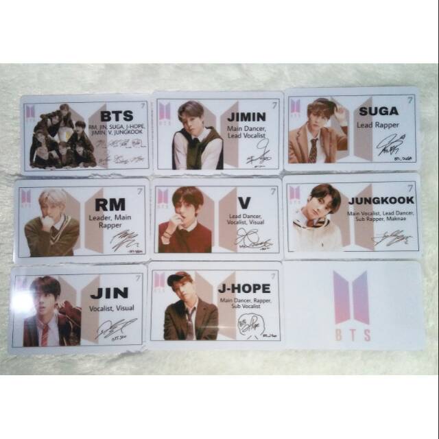Id CARD MEMBER BTS / FANS Collection | Shopee Malaysia