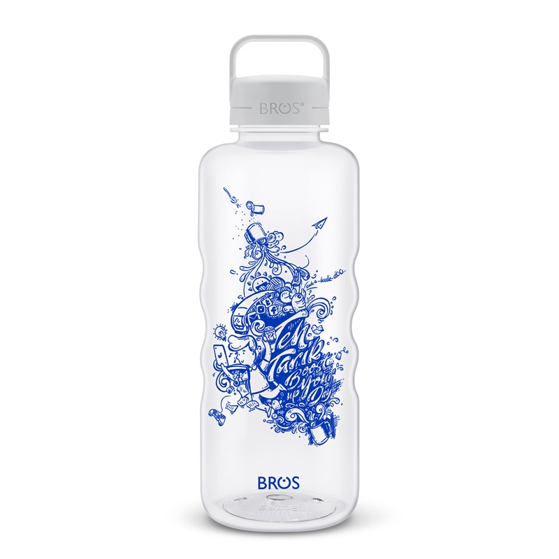 Bros Crystal Water Bottle 2016001 1600ML Boost Up Your Day | Shopee ...