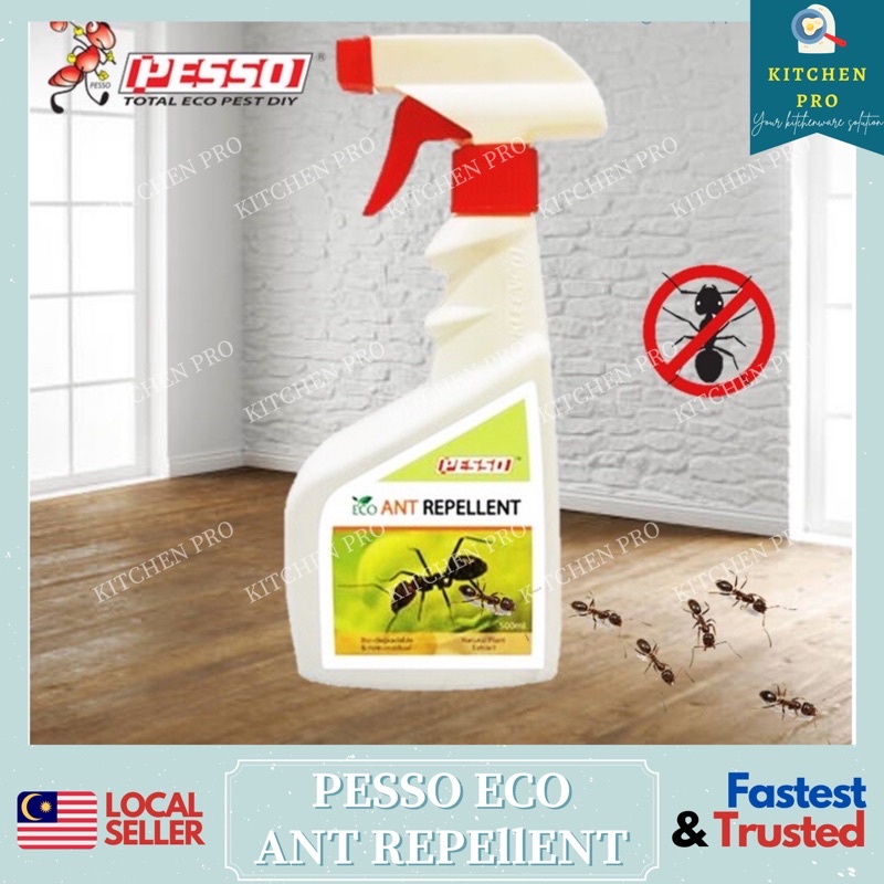 𝐊𝐈𝐓𝐂𝐇𝐄𝐍 𝐏𝐑𝐎 | PESSO Eco Ant Repellent Liquid Spray 500ML Penghalau ...