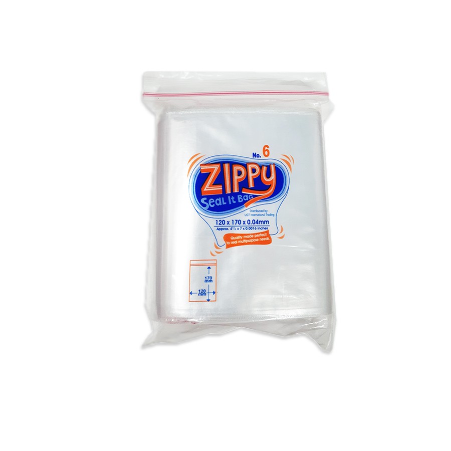ZIPPY ZIPLOCK SEAL IT BAG 6 BY 100'S | Shopee Malaysia