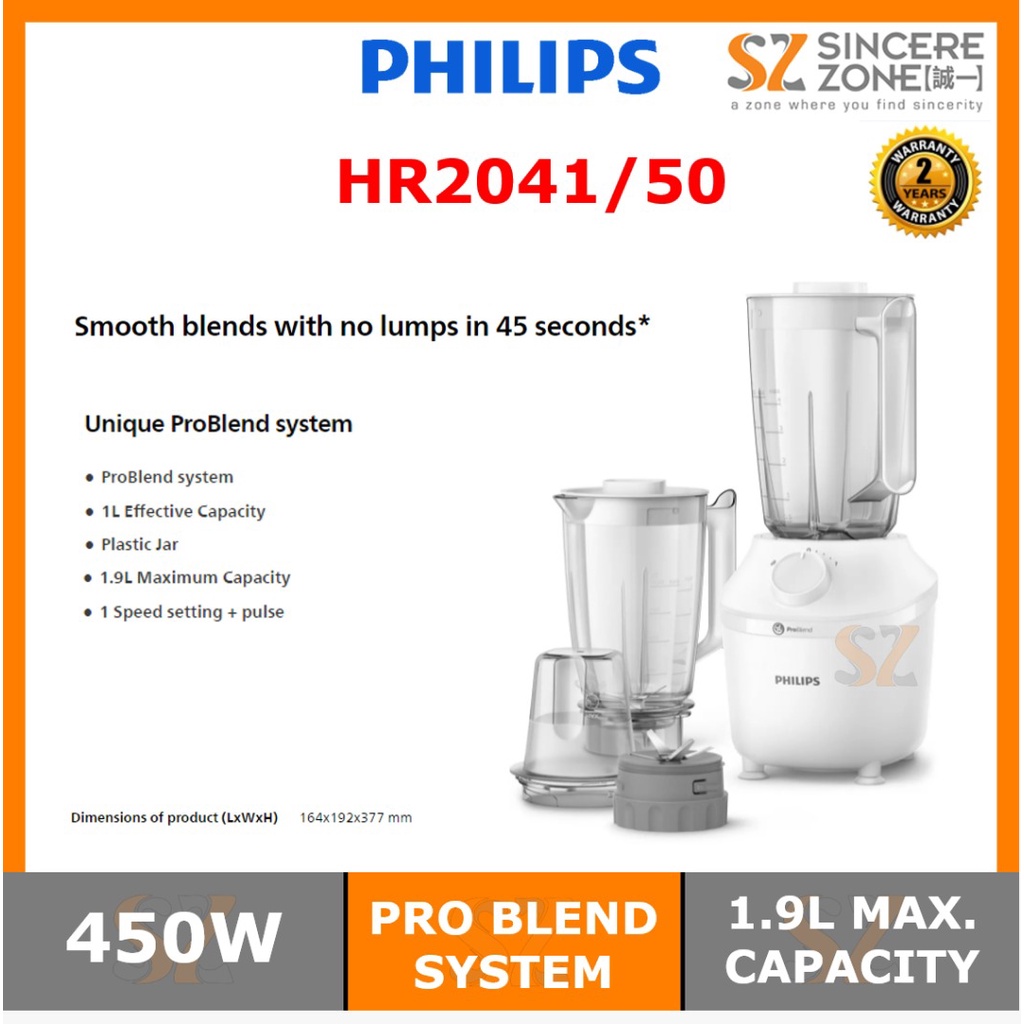 PHILIPS 3000 Series ProBlend System Blender with Mill + Additonal Jar ...