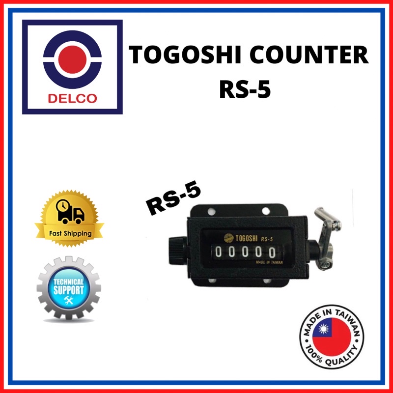 [100%Original] TOGOSHI COUNTER RS-5 machine counter mechanical counter ...