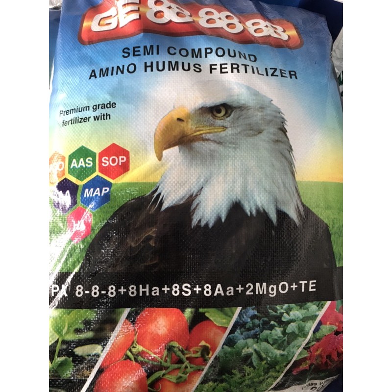 🔥BIG SALES🔥 [ORGANIK Terbaik] 20KG Baja Amino Humus NPK 8-8-8+8Ha+8S ...