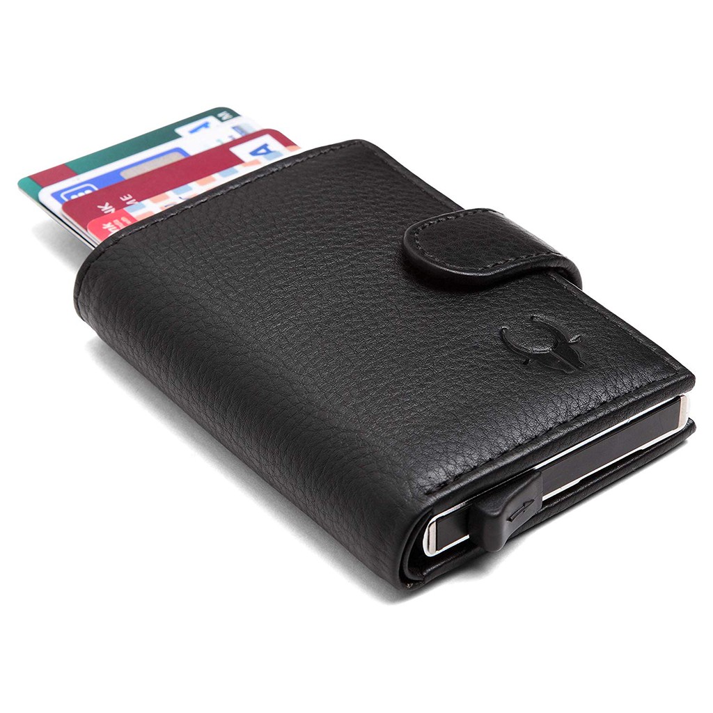 WildHorn RFID Protected Unisex Genuine Leather Card Holder | Shopee ...