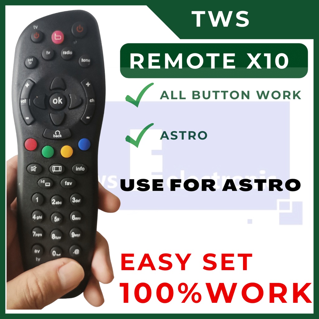 TWS Remote X10(Used for astro) | Shopee Malaysia