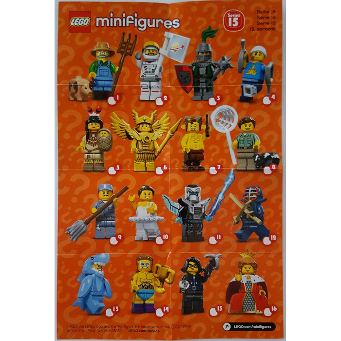 LEGO 71011 SERIES 15 COLLECTIBLES MINIFIGURES 2016 CMF LIMITED EDITION ...