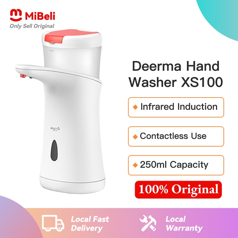 Deerma XS100 Small Portable Liquid Hands Free Sensor Auto Soap ...
