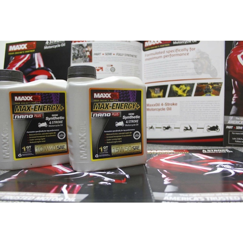 MAXX OIL PERFORMANCE OIL 15W50 10W40 SEMI NANO SYNTHETIC MINYAK ENGINE ...