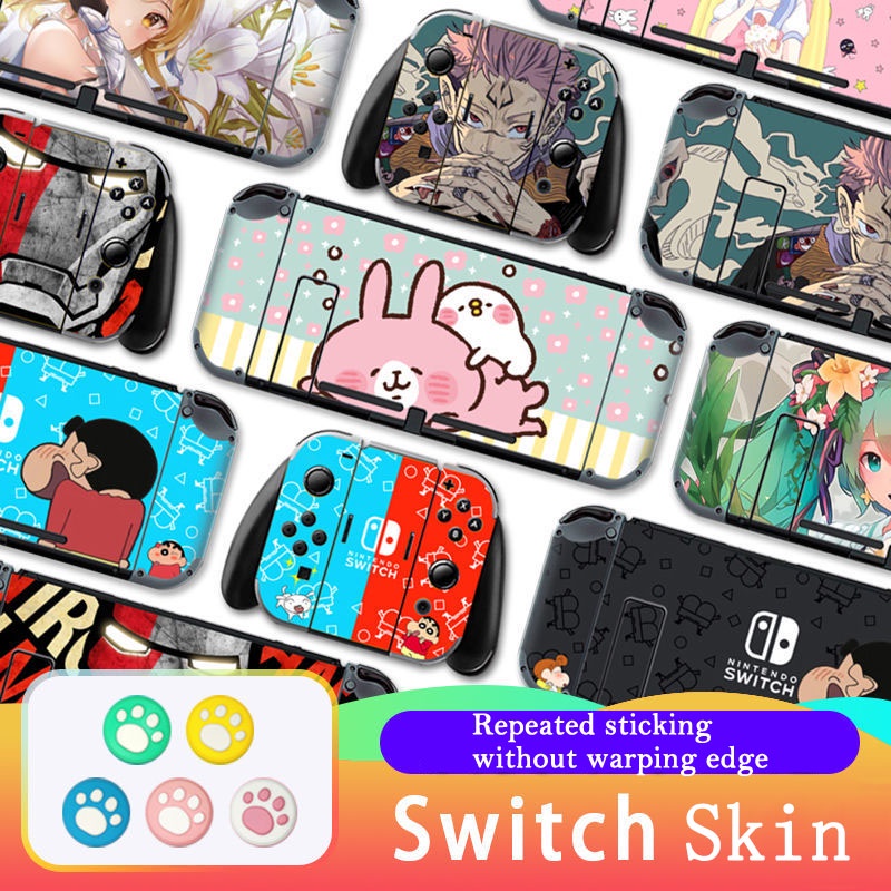 Multicolor Stickers Decals Cover for Nintendo Switch, Skin Protector ...