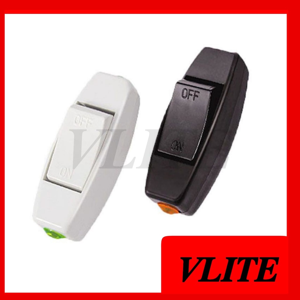 VLITE 5PCS x 3A 250V Pull Switch On/off Table Lamp Switch Wall Switch ...