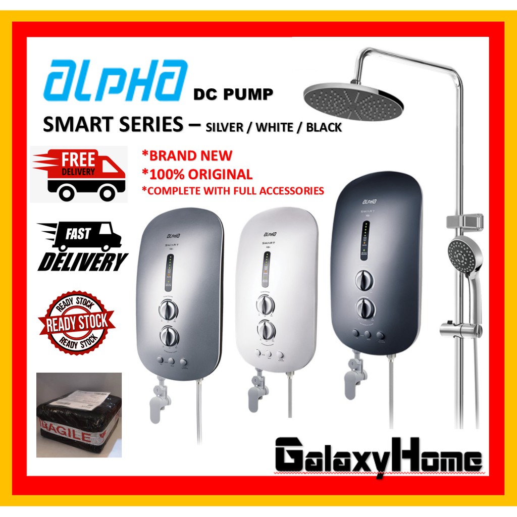 ⭐️10% CASHBACK⭐️ ALPHA - SMART 18i 18 I Plus Rain Shower Instant Water Heater (DC Pump) | Shopee ...