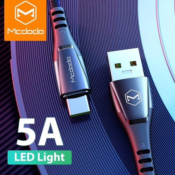 Original Mcdodo 5A Auto Power Off Fast Charging Micro Usb / Type-C Usb ...