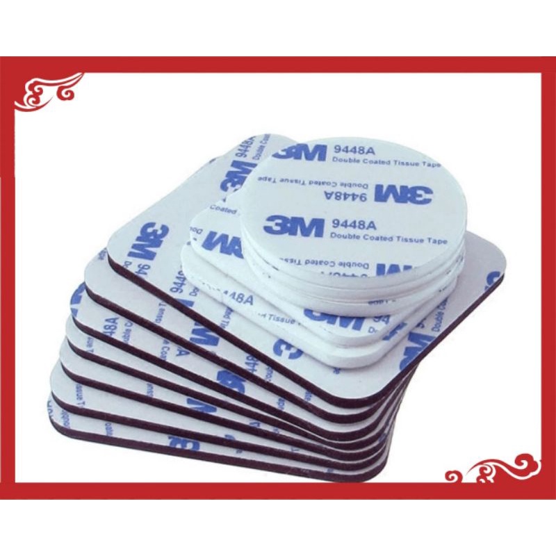 3m sticker (Round/Square:30mm/40mm/50mm/60mm/80mm )Adhesive Wall ...
