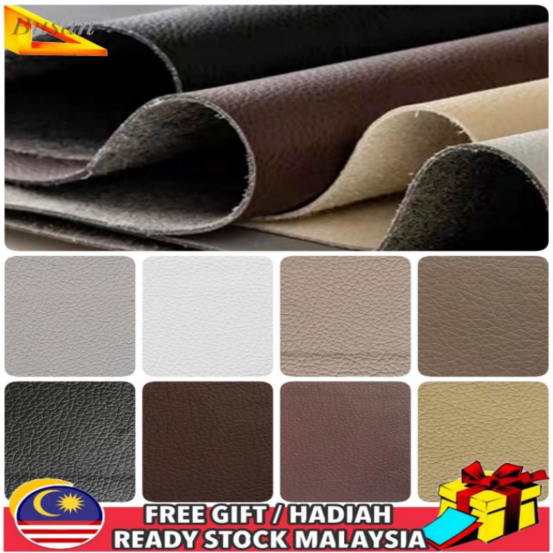 🇲🇾 Microfiber Systhetic Leather Fabric Faux Leather Leatherette For ...